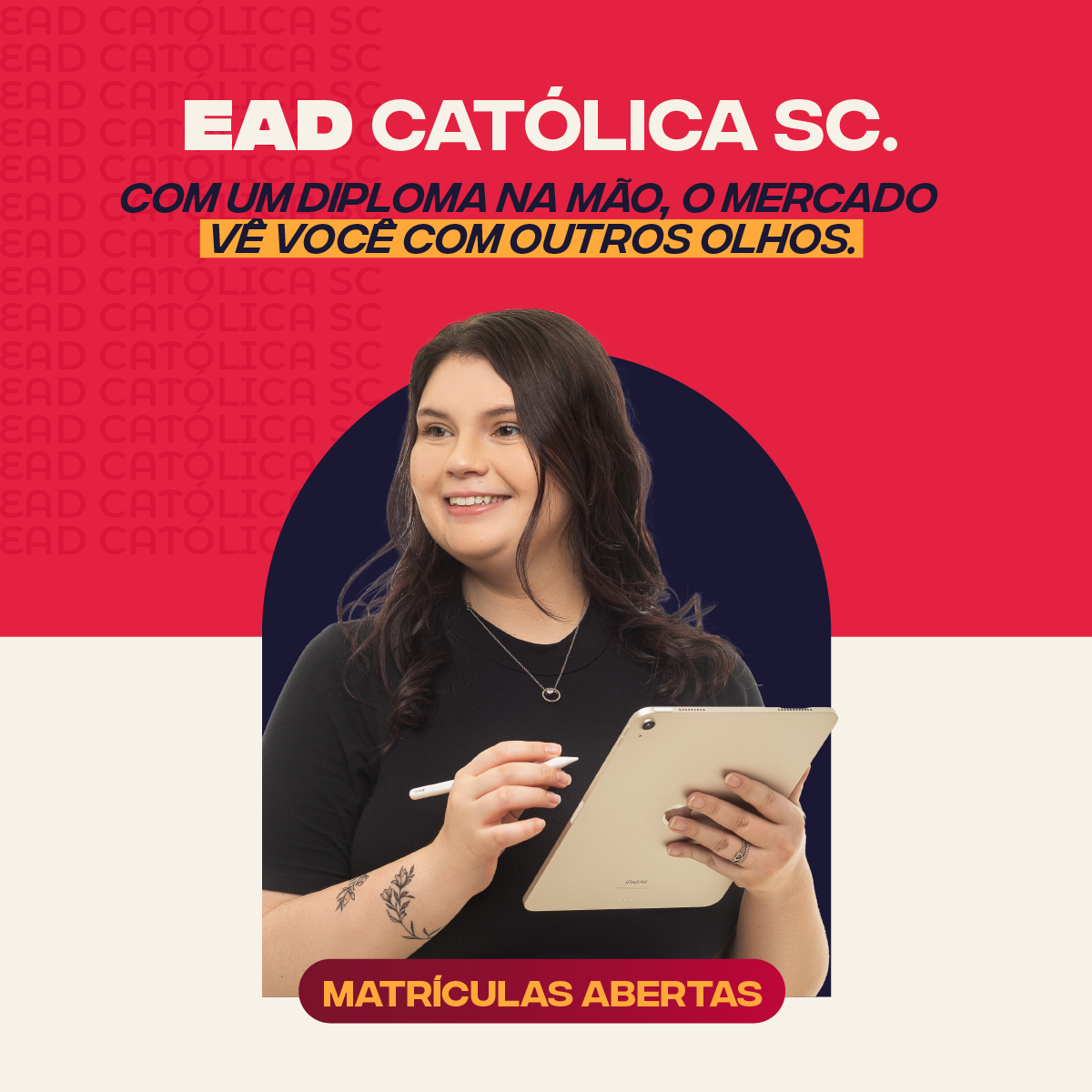 Inscrições abertas para Graduação EaD - Católica SC